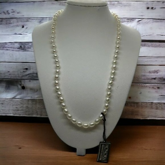 Honora | Jewelry | Honora Freshwater Cultured Pearl Necklace 8 White ...